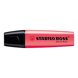 Stabilo BOSS ORIGINAL - surligneur - rouge Pas Cher | Bureau Vallée