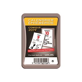 Lecas Ephemeride Comique - agenda à feuilles détachables - 60 x 90 mm ...