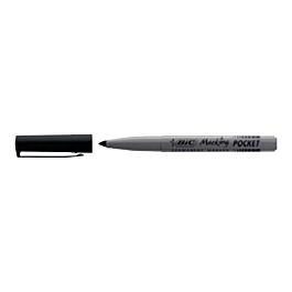 BIC Marking Pocket 1445 - marqueur - Noir Pas Cher | Bureau Vallée