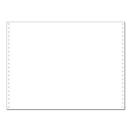Exacompta - Papier listing blanc - 2000 feuilles 380 mm x 11" - bandes ...