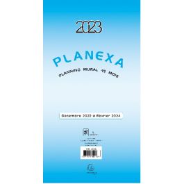 Planexa - Planning mural 15 mois 5 volets - 18 x 33 cm - Exacompta Pas ...