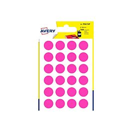 Avery - 168 Pastilles adhésives - rose - diamètre 15 mm Pas Cher ...