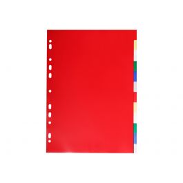 Exacompta - Intercalaire 12 positions - A4 - polypropylène coloré Pas ...