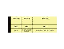 Bloc tombola | Carnet de ticket tombola | Carnet de tombola Pas Cher ...